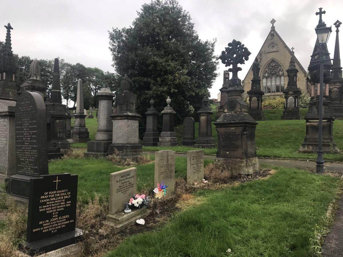 A Part of St Mary of the Angels in Batley Cemetery | Past To Present ...